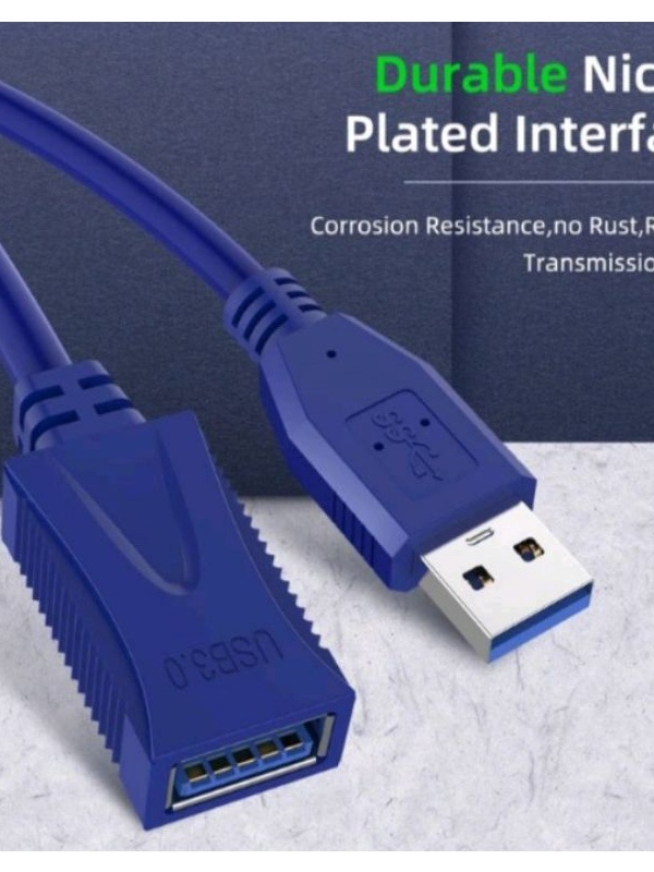 Jual kabel usb extension netline 1,5m v 3,0 male to female | Shopee ...