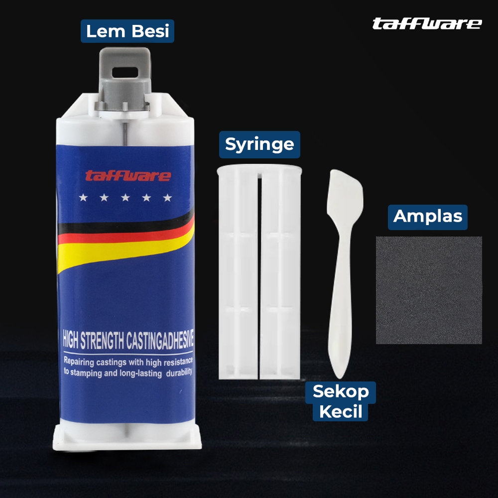 Jual Lem BESI Caster Glue A+B Metal Repairing Adhesive Glue PREMIUM ...