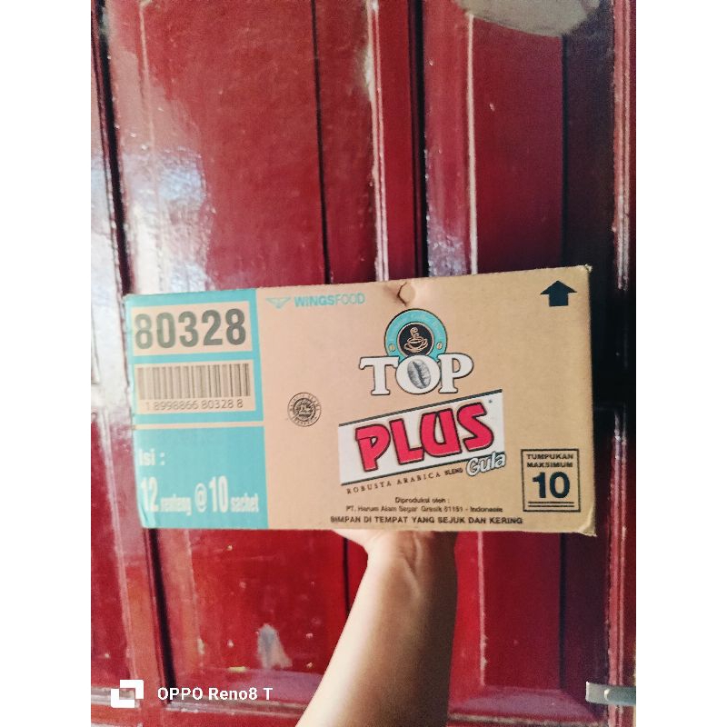 Jual Top Plus Kopi Gula 1 Dus isi 12 Renceng | Shopee Indonesia