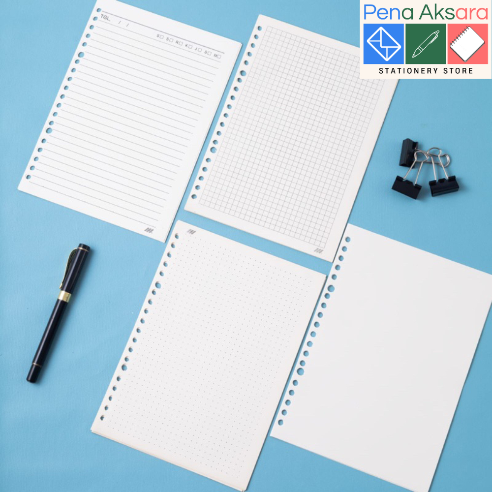 Jual Loose Leaf Kertas File Isi Binder A5 B5 dan A4 | Shopee Indonesia