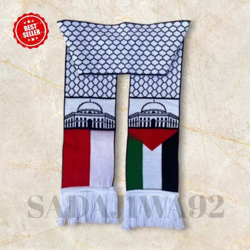Jual SYAL RAJUT KOMPUTER PALESTINE | SYAL PALESTINA | SCARF PALESTINE ...