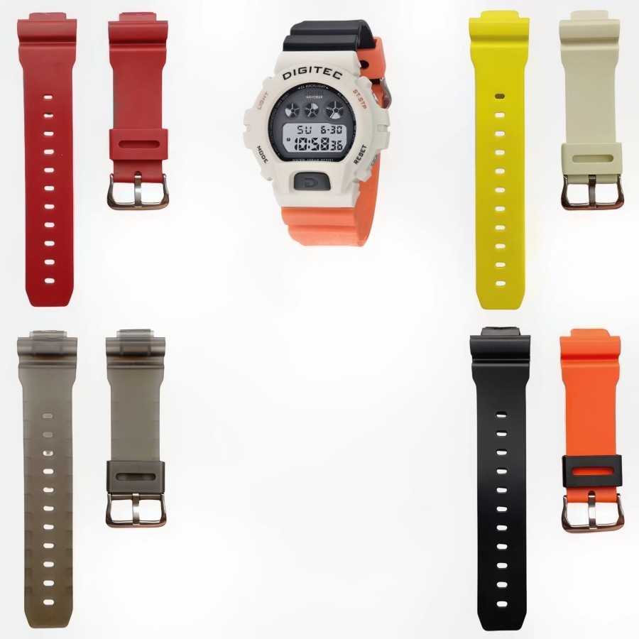 Jual Tali Jam Tangan Digitec 5098 Strap Rubber Digitec DG-5098 Digitec ...