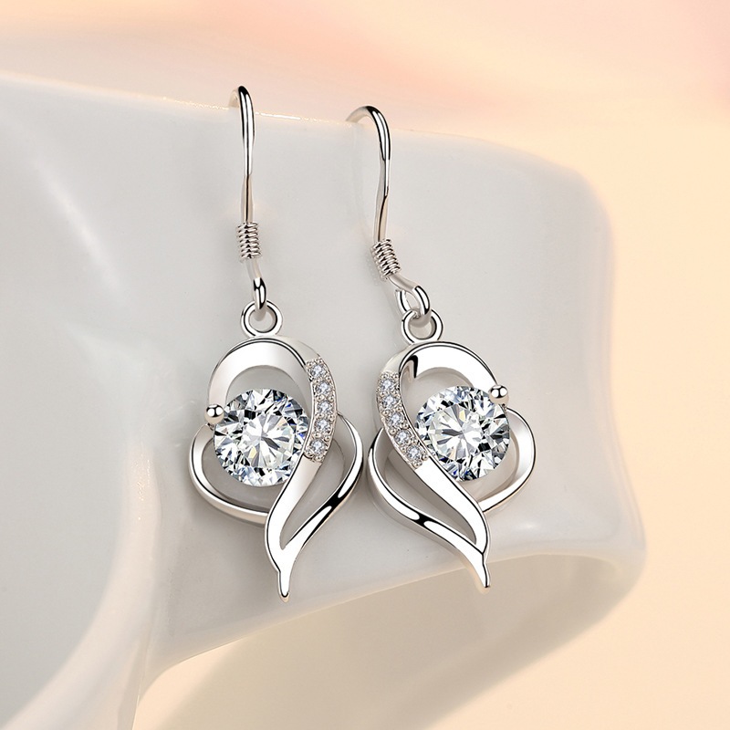 Jual Anting Titanium Wanita Berlian Anti Karat Luntur Anting Cewek ...