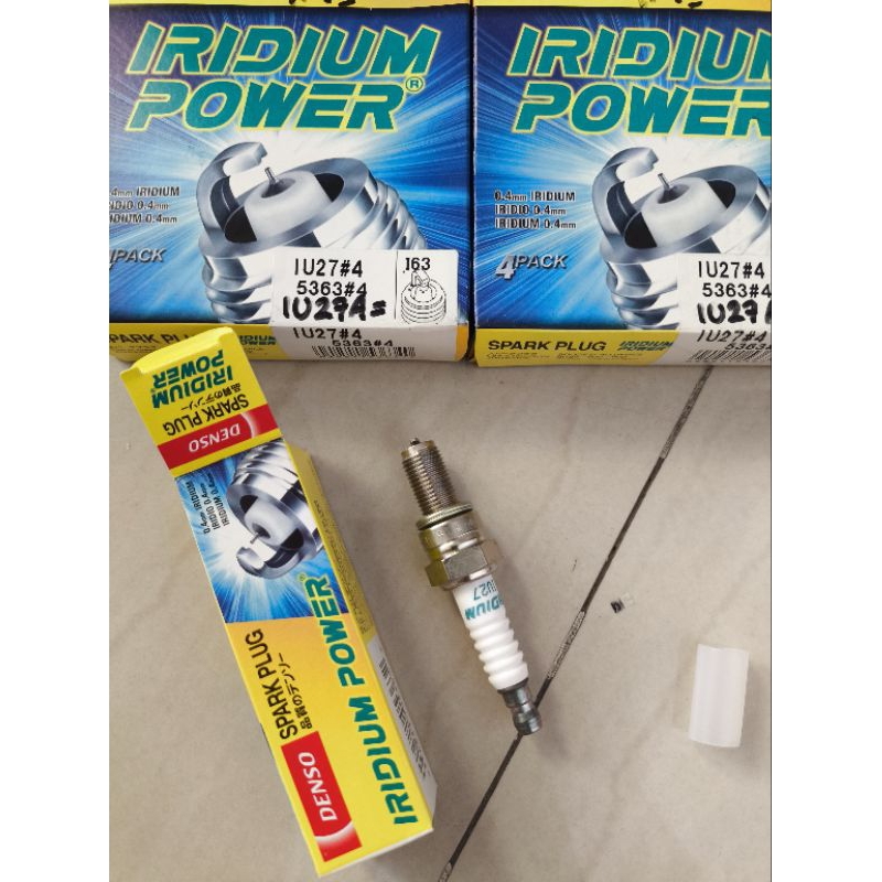 Jual BUSI IRIDIUM DENSO IU27 IU 27 YAMAHA R15 R25 HONDA VARIO 110 125 ...