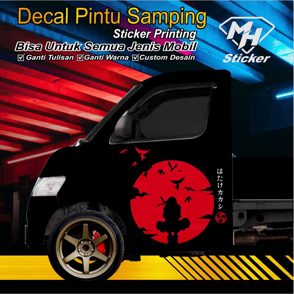 Jual STICKER DECAL PINTU PICK UP TERBARU / DECAL PINTU TRAGA GRANMAX ...