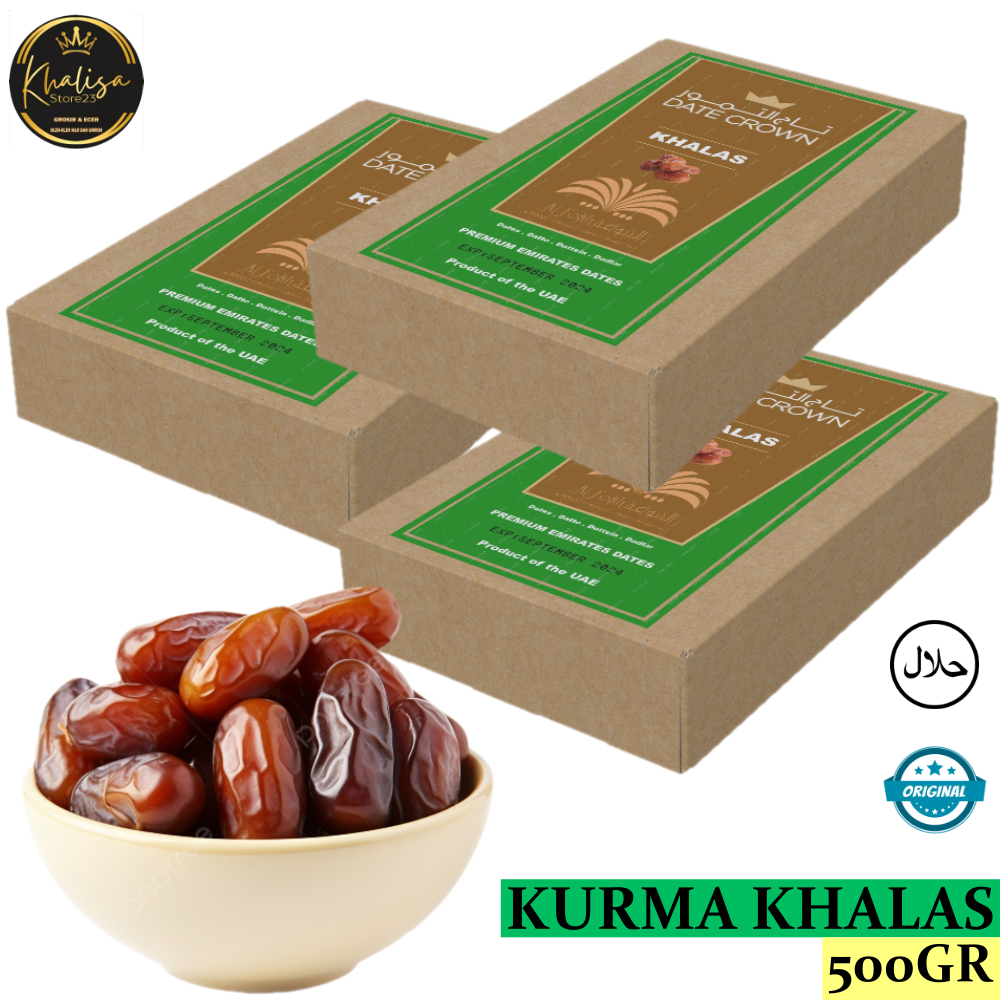 Jual Kurma khalas 500gr dates crowns khalas | Shopee Indonesia