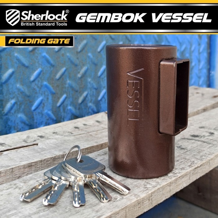 Jual Gembok Tabung Vessel Sherlock Original Gembok Anti Maling Untuk ...