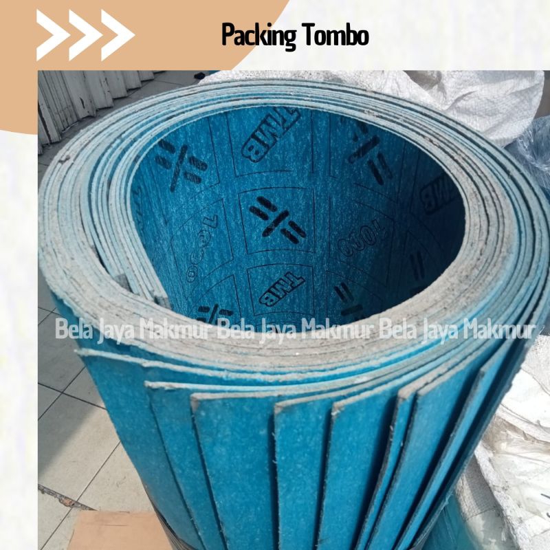 Jual Packing Tombo Biru / Packing Asbes Biru 1000 Tebal 0,5mm , 0,8mm, 1mm , 1.5mm , 2mm , 3mm ...