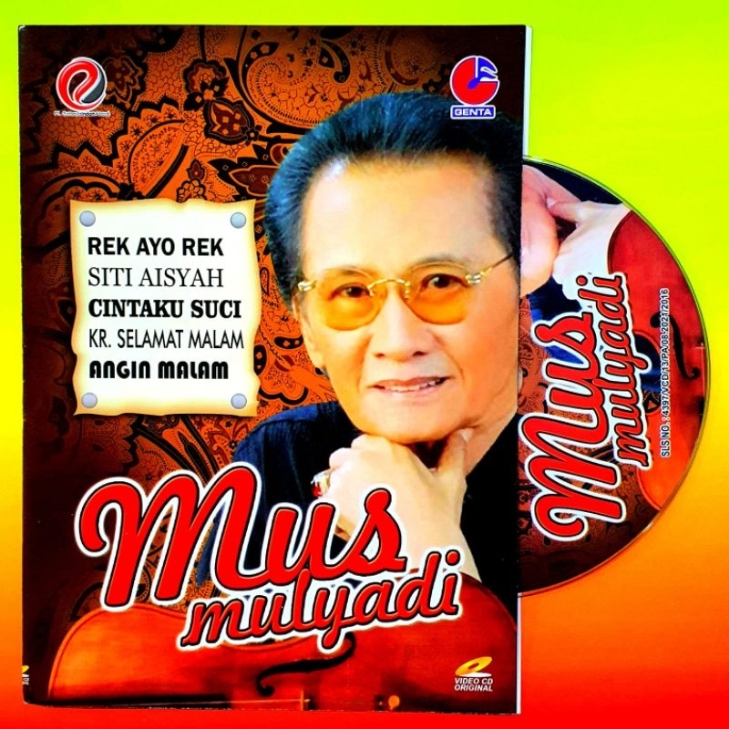 Jual KASET VCD MUS MULYADI-LAGU KERONCONG-LAGU KERONCONG MODERN-KASET ...