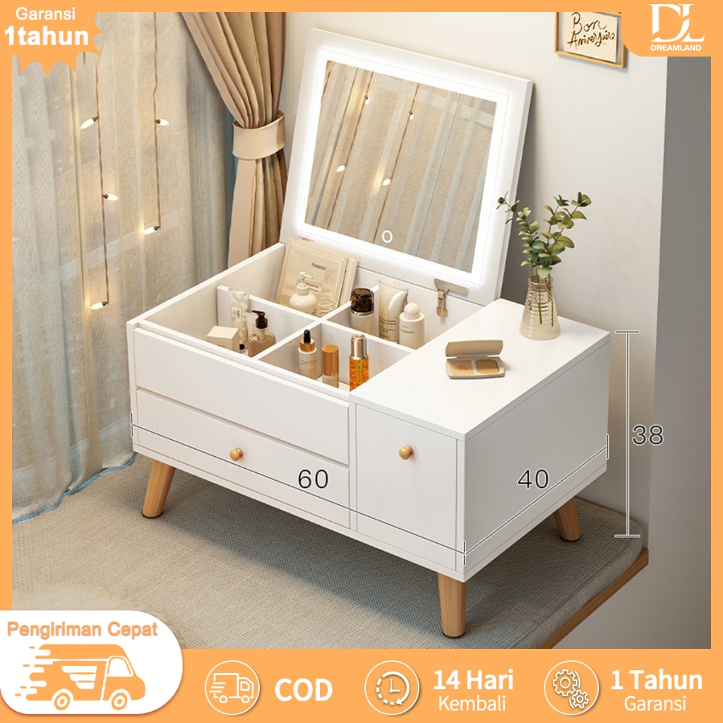 Jual Meja Rias Lampu Minimalis/Meja Rias Led/ Meja Rias Minimalis / LED ...