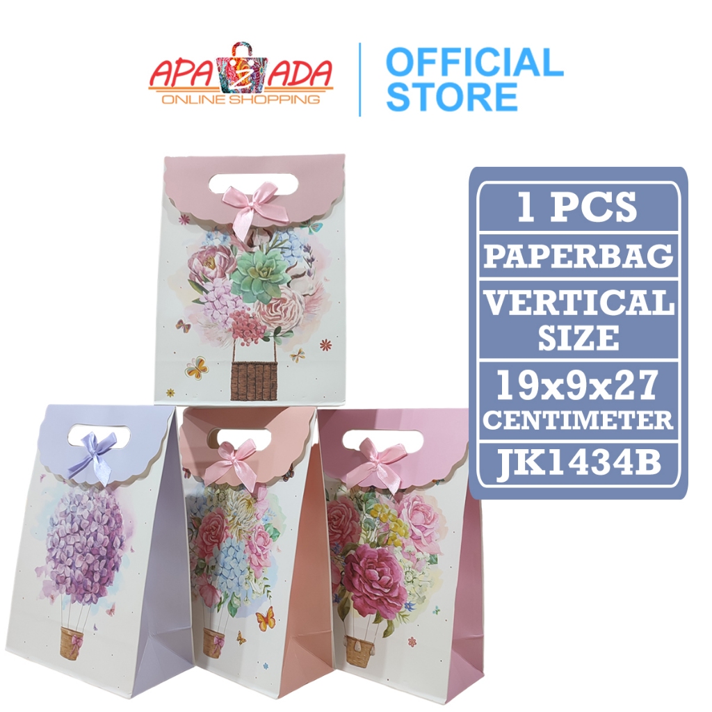 Jual Apazada - Paperbag Vertical Size 19x9x27 Cm / Kado Souvenir ...