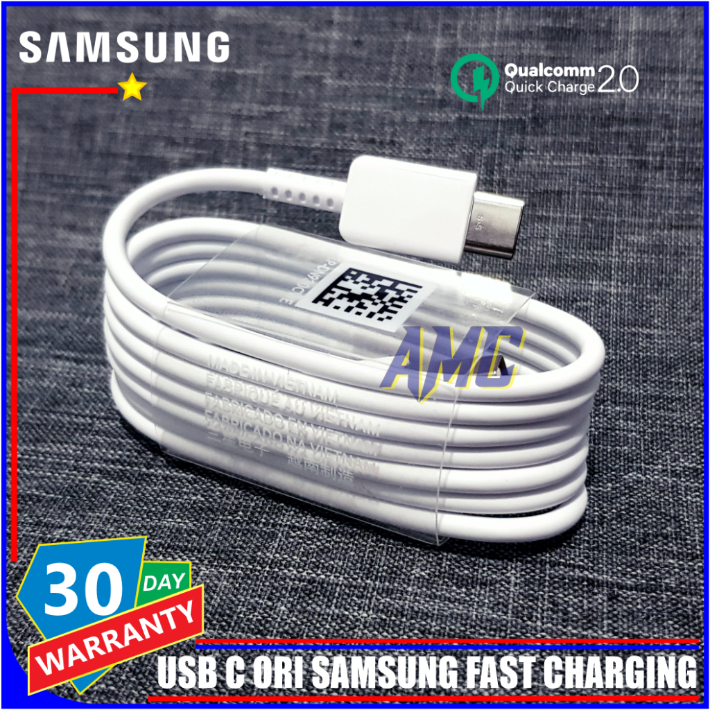 Jual Kabel Data Samsung A31 A32 Samsung A51 A52 ORIGINAL 100% USB C Fast Charging | Shopee Indonesia