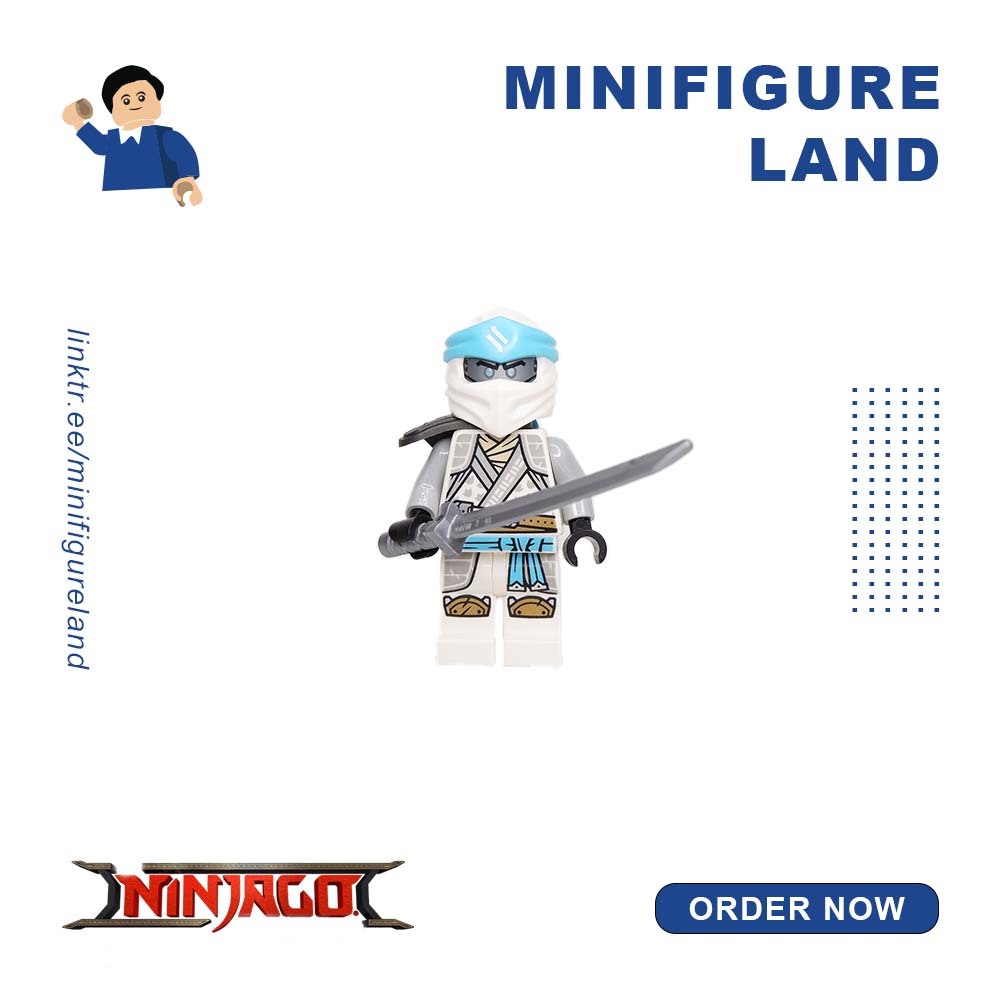 Jual Lego Ninjago - Zane - Crystalized - 71771 | Shopee Indonesia