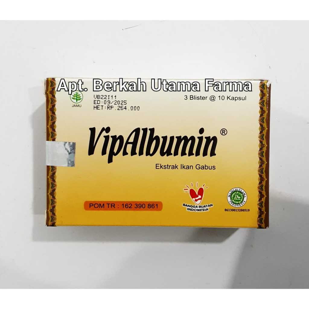 Jual Vipalbumin Kapsul Box isi 30 Kapsul | Shopee Indonesia