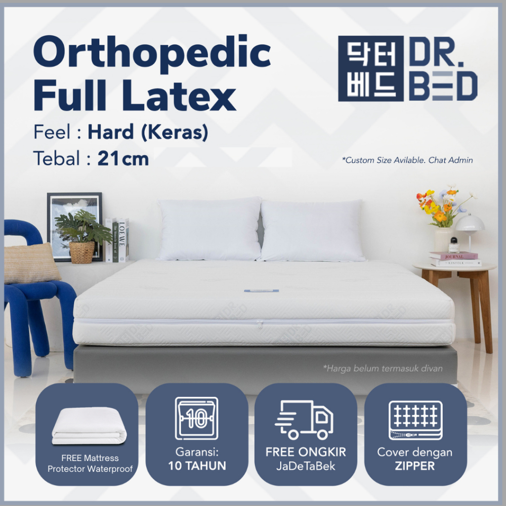 Jual DR.BED - Kasur Kesehatan Orthopedic Full Latex Ortho 21cm uk ...
