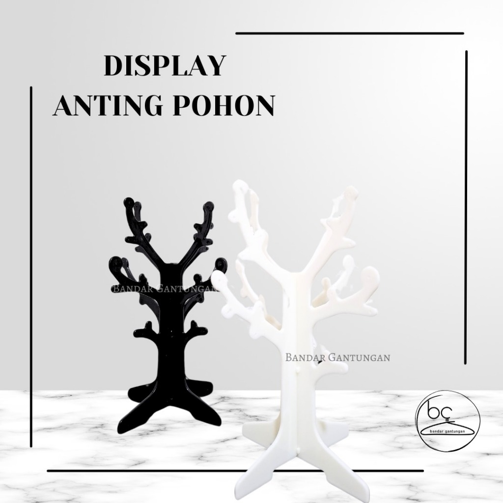 Jual Display Akrilik Anting Pohon/Display Aksesoris/Display Pajangan ...