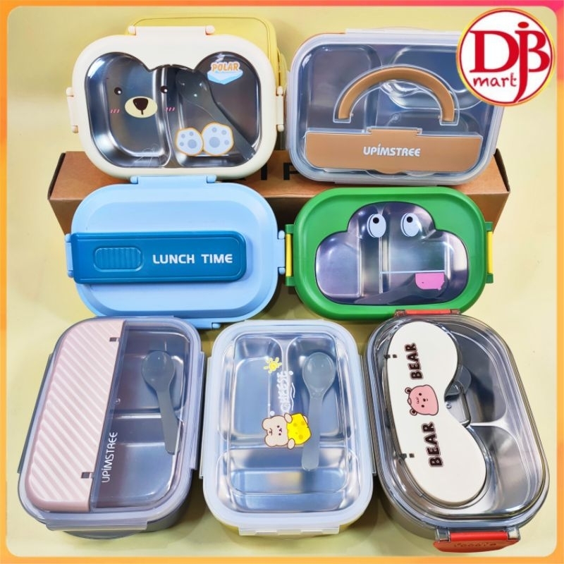 Jual DJB - LUNCH BOX KOTAK BEKAL MAKAN STAINLESS STEEL 2 SEKAT ANTI ...