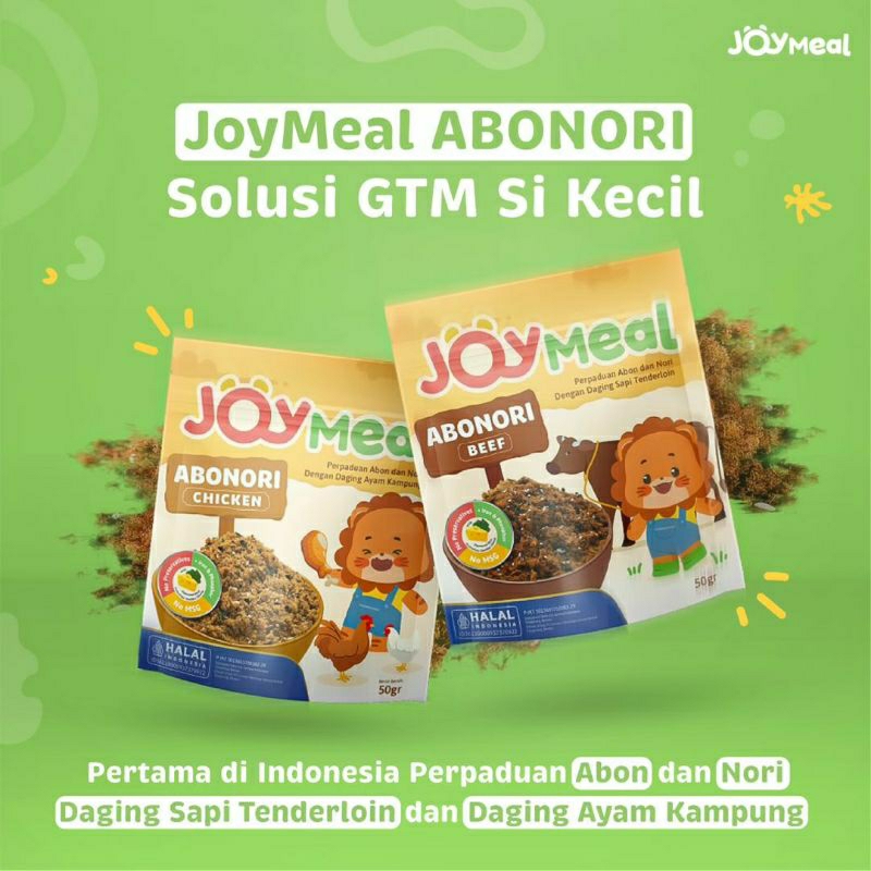Jual JoyMeal - AboNori 50gr - Perpaduan Abon & Nori | Shopee Indonesia