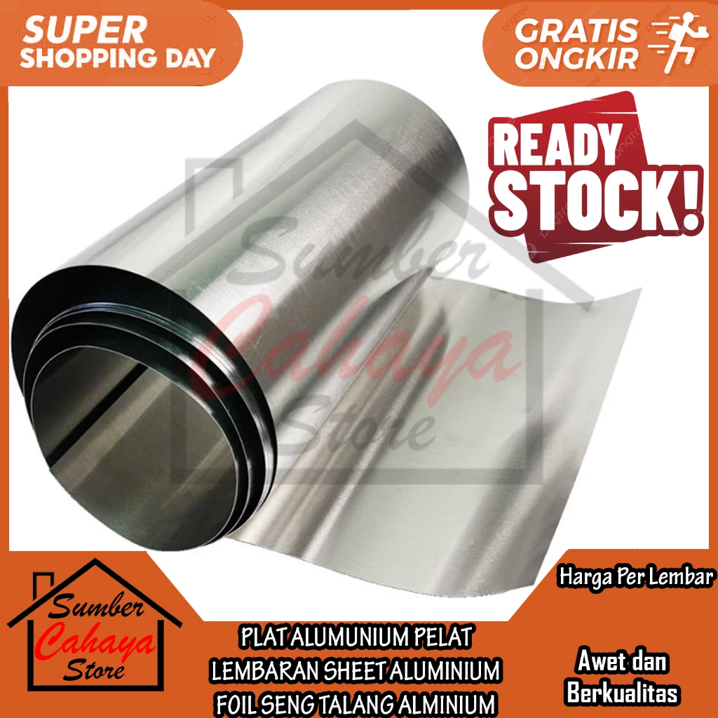 Jual [Kargo] Aluminium Pelat Plat Lembaran Lembar Sheet Alumunium Foil ...