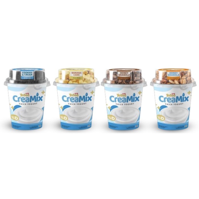 Jual Yoseo Creamix / Yogurt Segar Dengan Topping Berbagai Rasa 90Gr ...