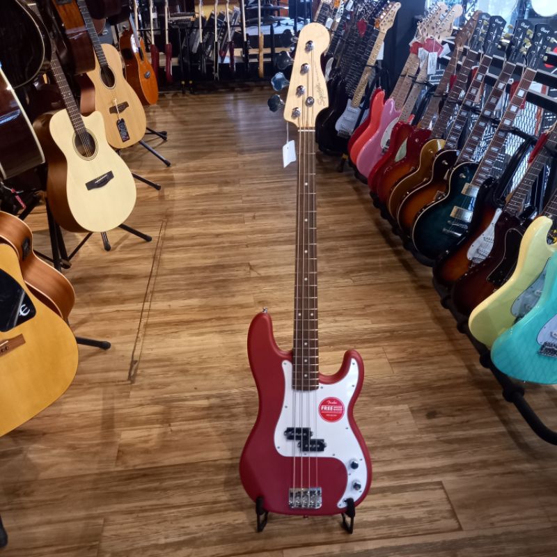 Jual Squier debut precision bass guitar,Laurel FB (Dakota red dan 2-colour sunburst) | Shopee ...