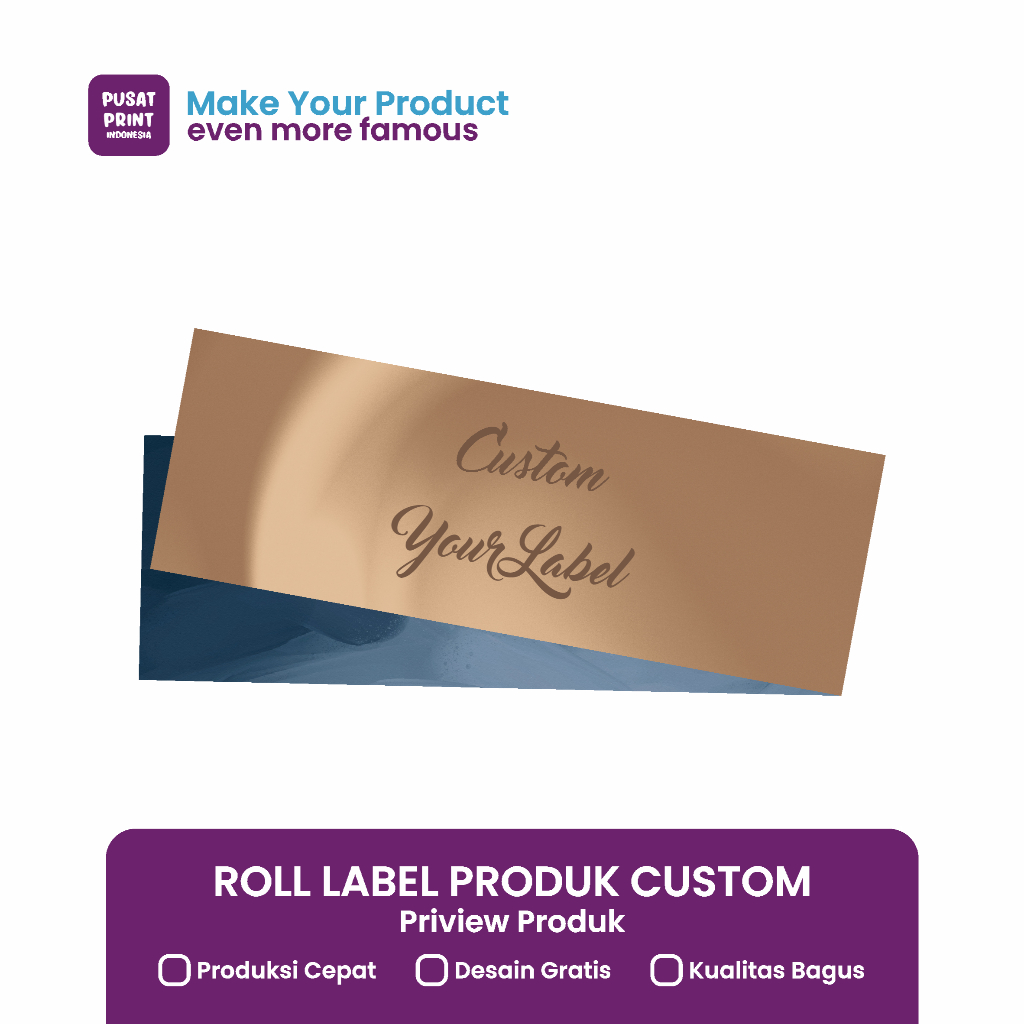 Jual Roll Label Souvenir Custom PREVIEW/SAMPLE PRODUK (Artpaper ...