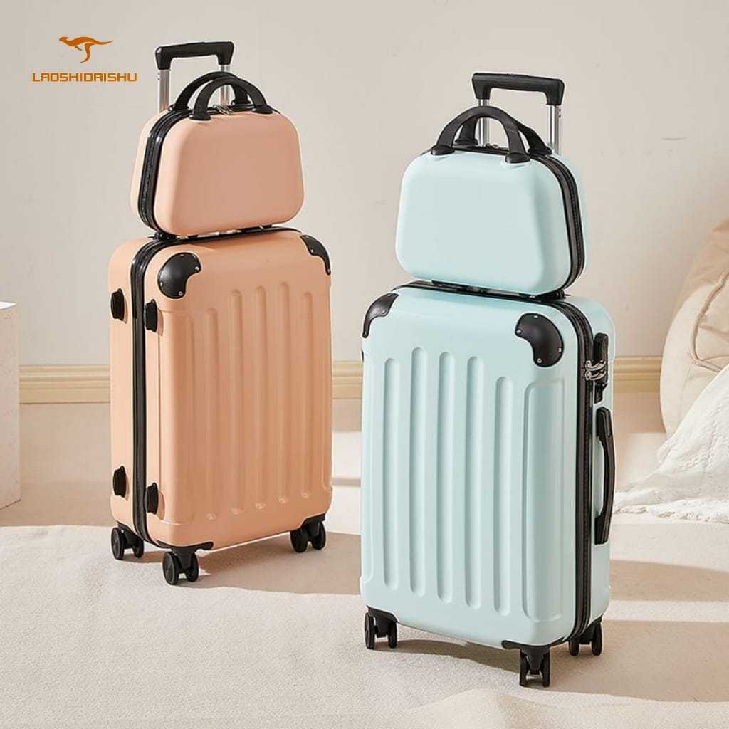 Jual Laoshidaishu 20 inch Koper klasik Tas Travel bag Ringan Beroda ...