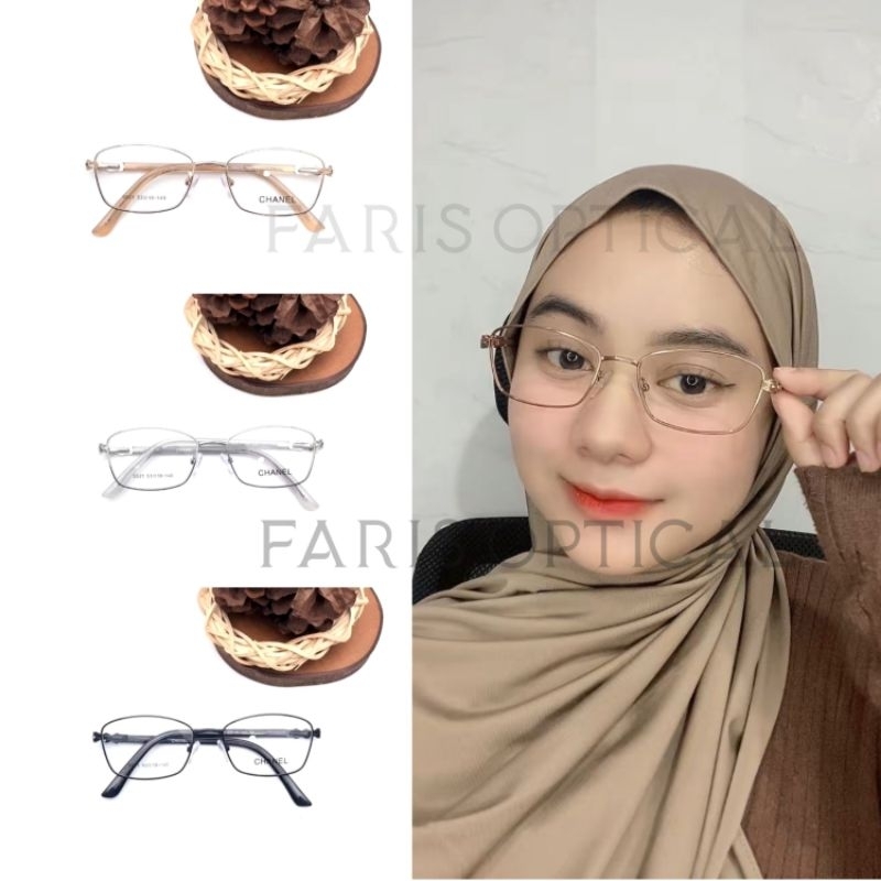 Jual frame kacamata kotak kecil bisa request minus atau plus paket ...