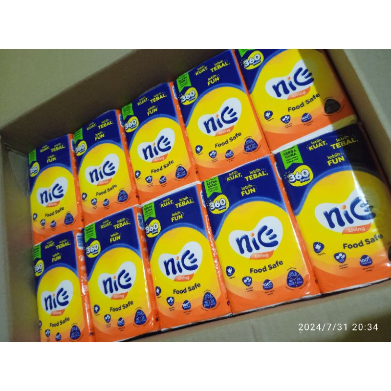 Jual [Paket 10 Pcs] Tissue Nice Tisu Nice Tisu Murah Nice 360 | Shopee ...