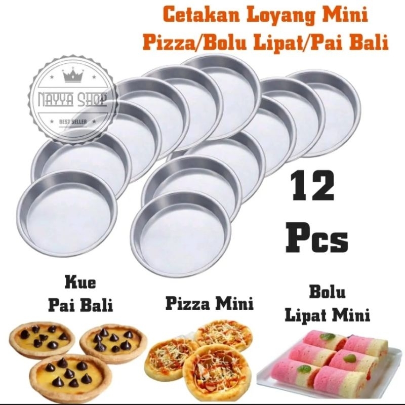 Jual Loyang Pizza Almunium Tebal |Cetakan Kue Pizza Tebal |Loyang Bulat ...