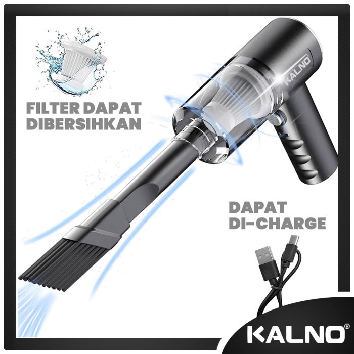 Jual PRODUK TERBARU KALNO 2 IN 1 VACUUM CLEANER Portable Mini Vacuum ...
