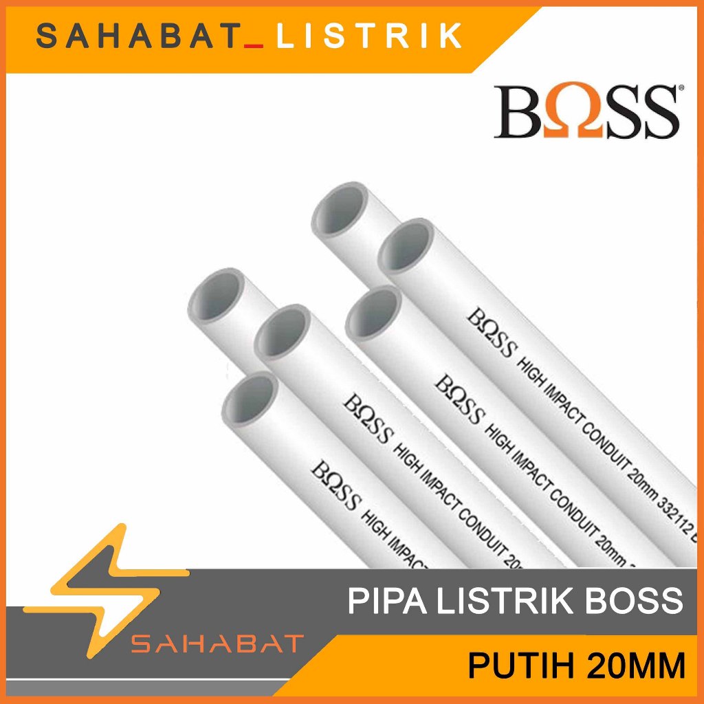 Jual PIPA LISTRIK CONDUIT BOSS 20MM PUTIH | Shopee Indonesia