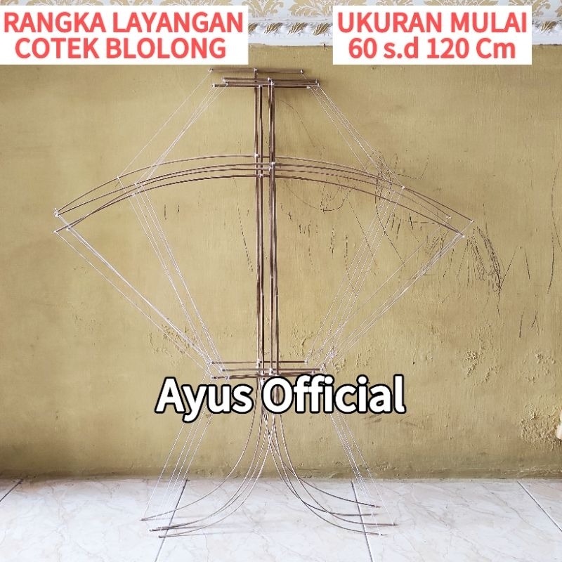 Jual Kerangka layangan Cotek Blolong semi knockdown virall | Shopee ...