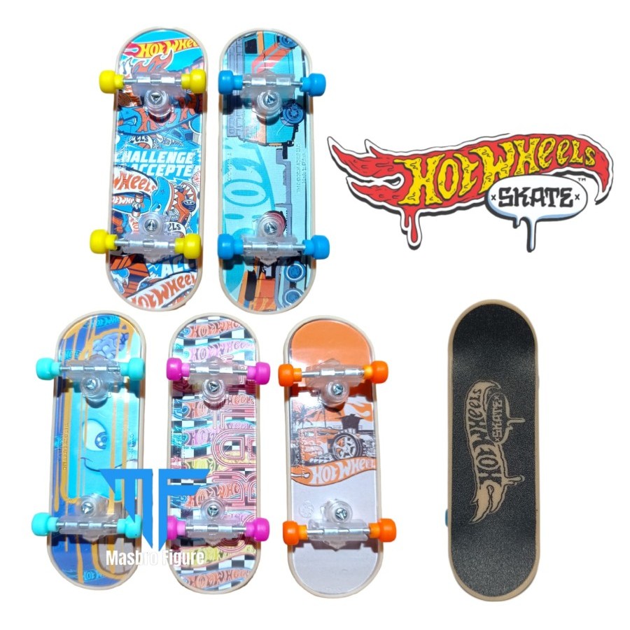 Jual Tech Deck Fingerboard Finger Skate Board Spin Master Hot Wheels ...
