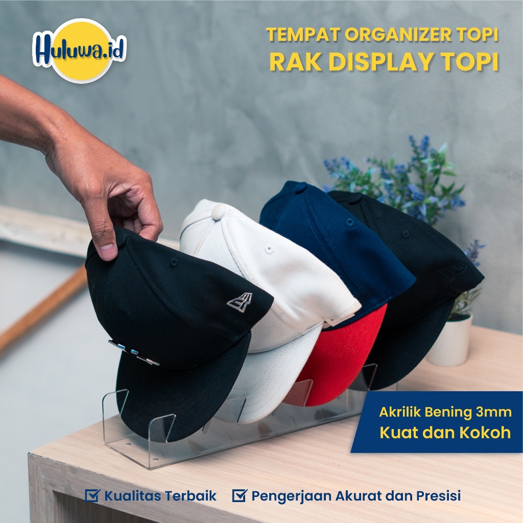 Jual Tempat Organizer Topi / Rak Display Topi / Hanger Stand Topi Cap ...