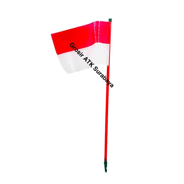 Jual ( DAPAT 1 STICK ) BENDERA STICK STIK PLUIT Merah Putih / Bendera 3 ...