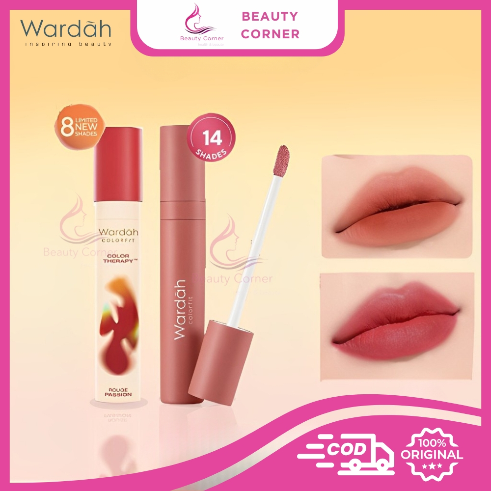 Jual Wardah Colorfit Velvet Matte Lip Mousse | Colorfit Velvet Matte ...