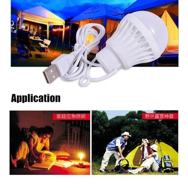 Jual Bohlam Lampu USB 5 Watt LED Mitsuyama MS-U0105 USB 1.5 Meter ...