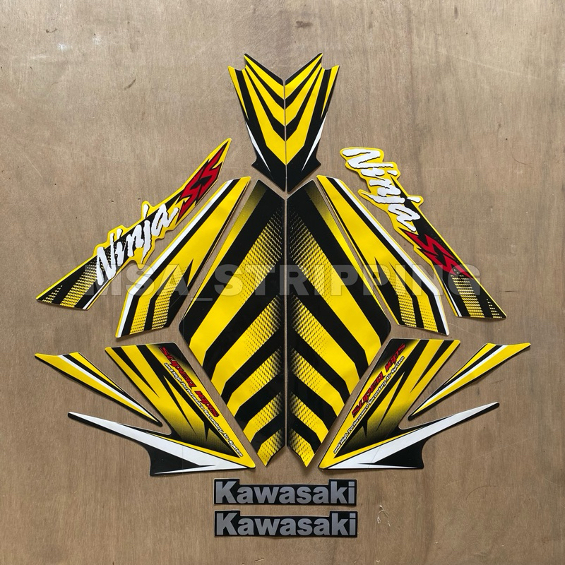 Jual Stripping strip stiker sticker list polet Kawasaki Ninja SS Th ...