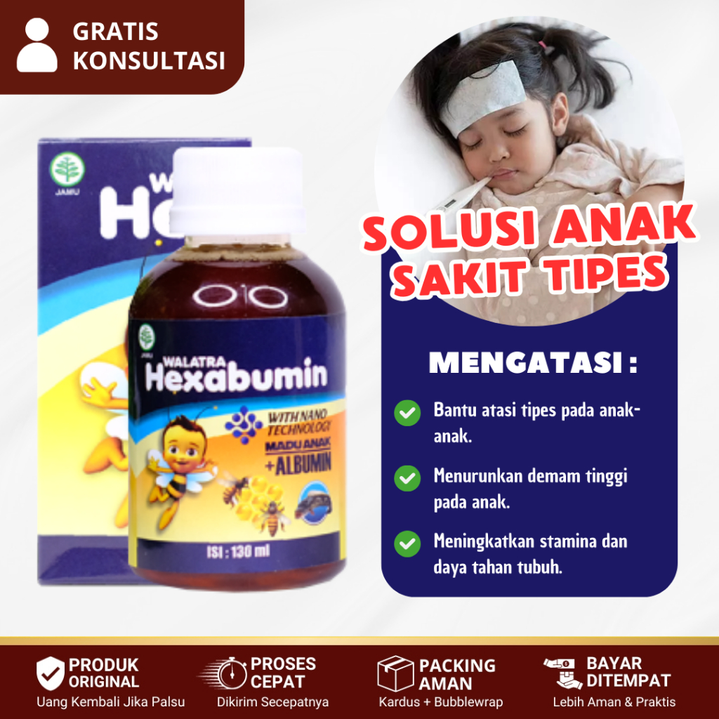 Jual Obat Tipes Untuk Anak 1 Sampai 12 Tahun, Penurun Panas Anak, Anak Panas Dingin - Walatra ...