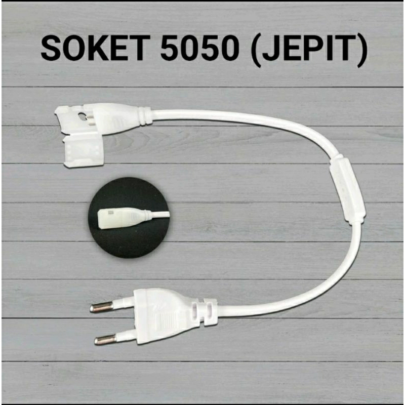 Jual Socket Led Selang 5050 / Kabel Adaptor Led Strip selang 5050 ...