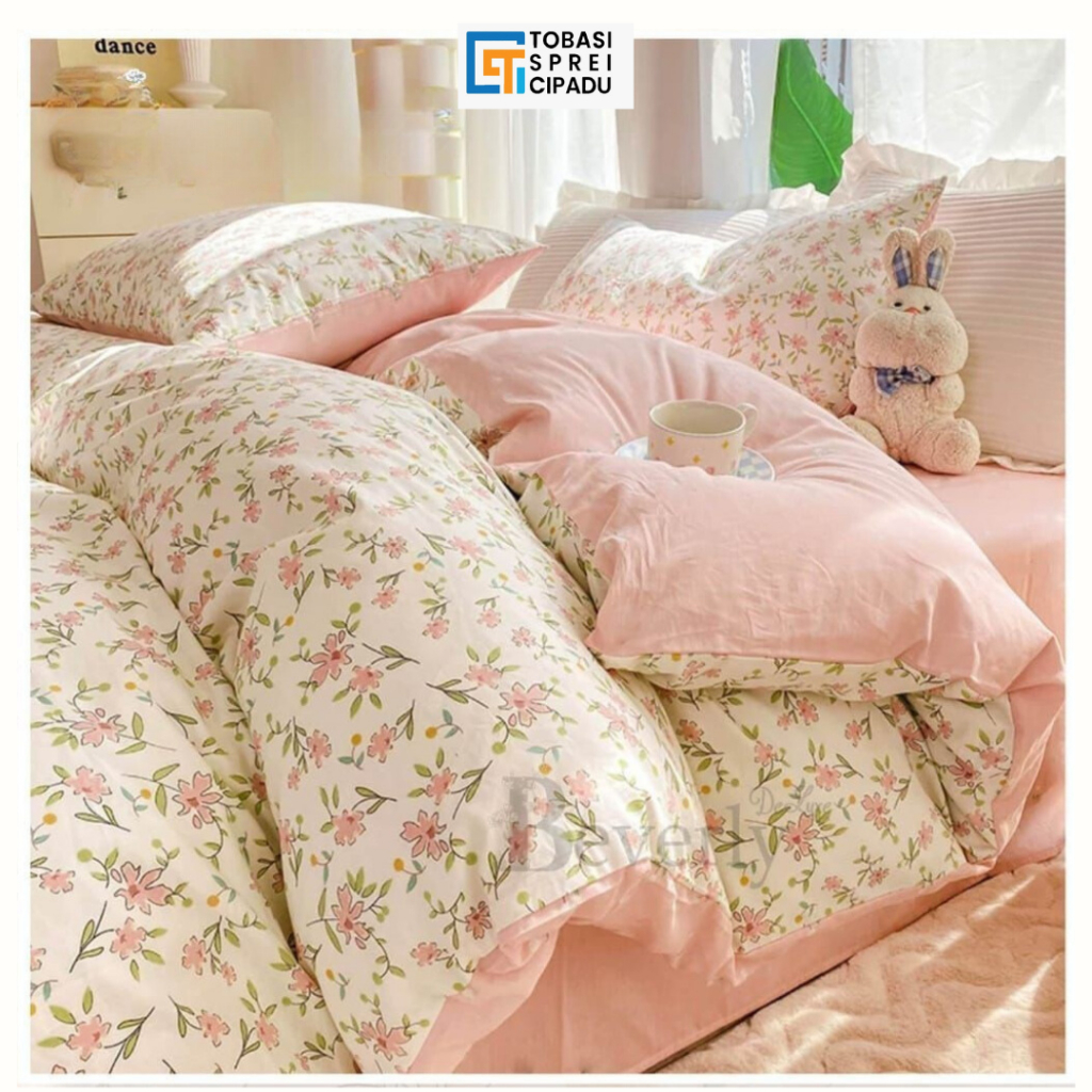 Jual Bedcover set Sprei Antigeser Katun Ukuran Double 160x200 180x200 ...