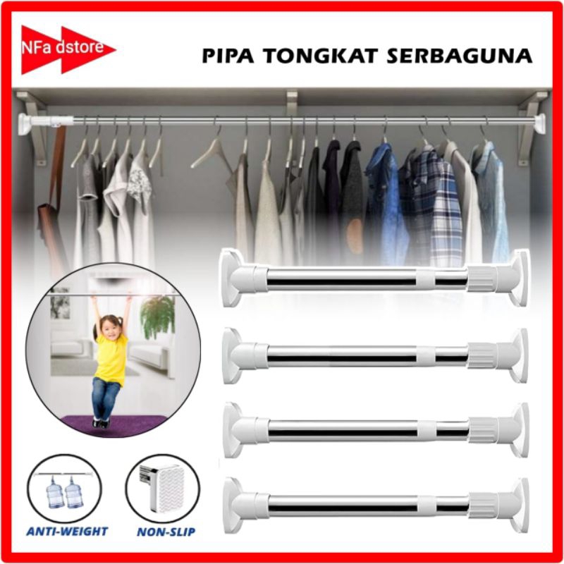 Jual Tiang Pipa Tongkat Fleksibel Tongkat Pipa Gorden Tiang Kamar ...
