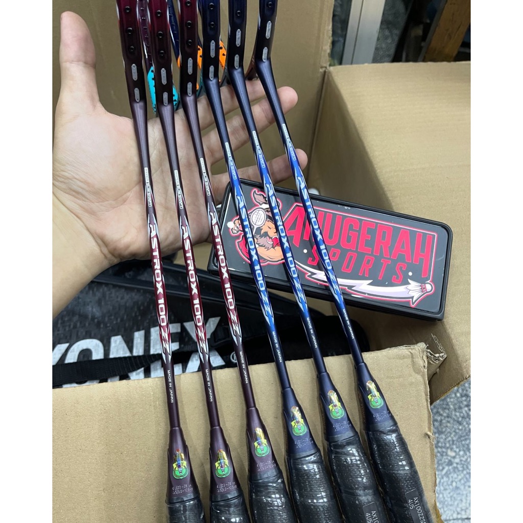 Jual Raket badminton YONEX ASTROX 100 ZZ / 100ZZ DARK NAVY / KURENAI ORIGINAL | Shopee Indonesia