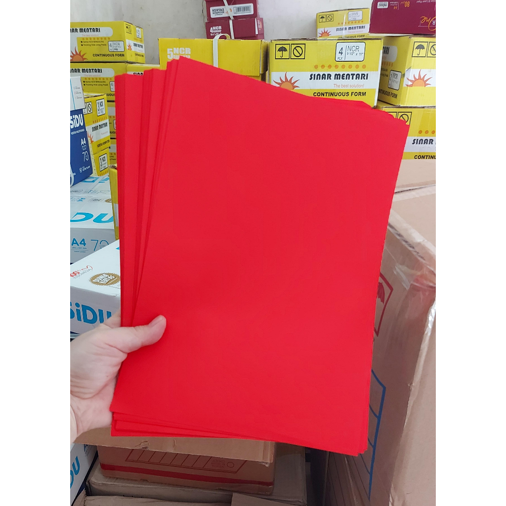 Jual HVS WARNA A4 80 gsm | Shopee Indonesia