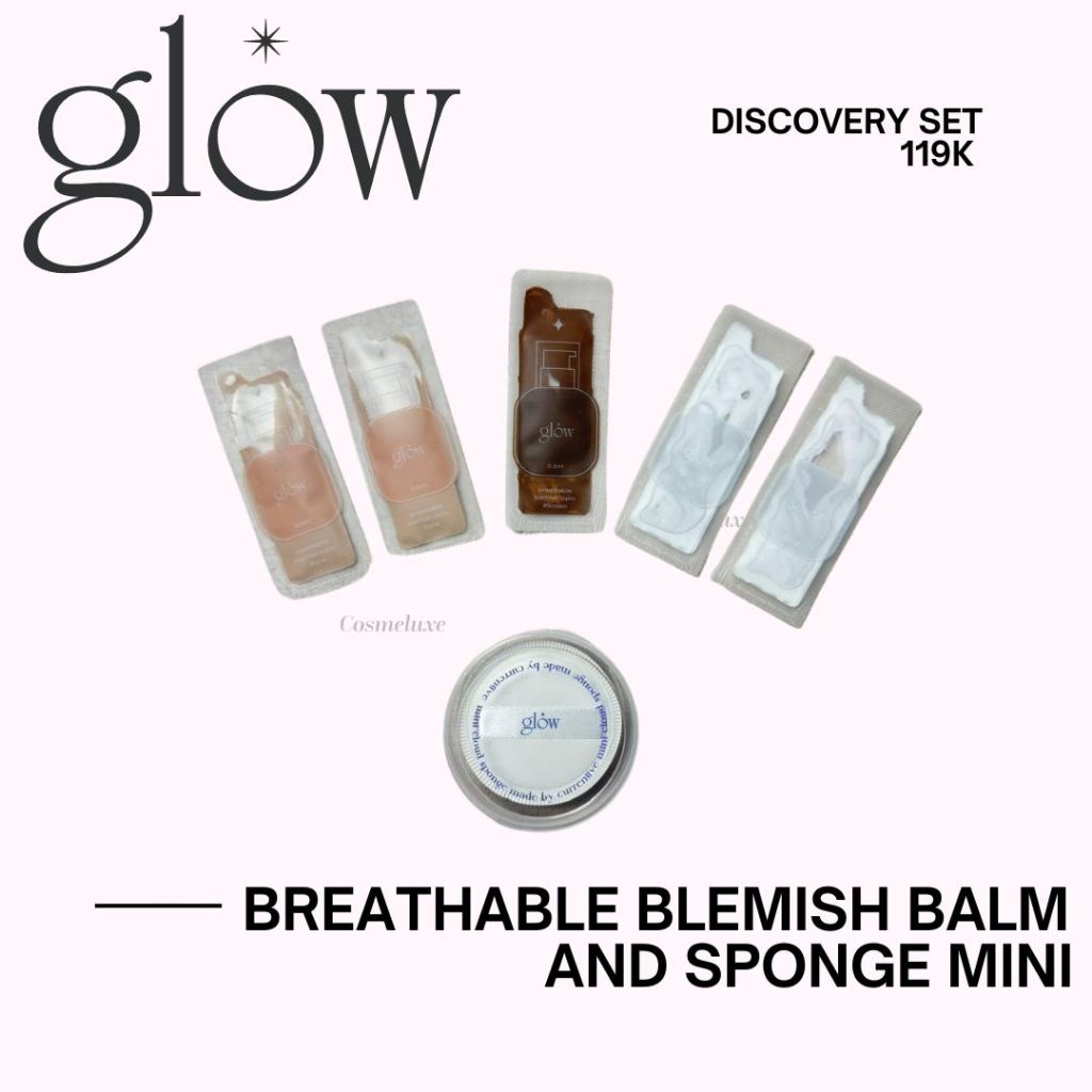 Jual Cosmeluxe GLOW Breathable Blemish Balm Mini Discovery Set | BB ...