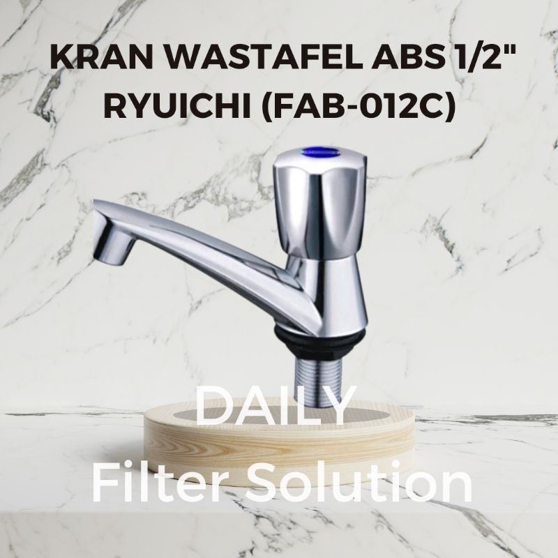 Jual Kran Wastafel 1/2" - Kran ABS Ryuichi FAB-012C | Shopee Indonesia