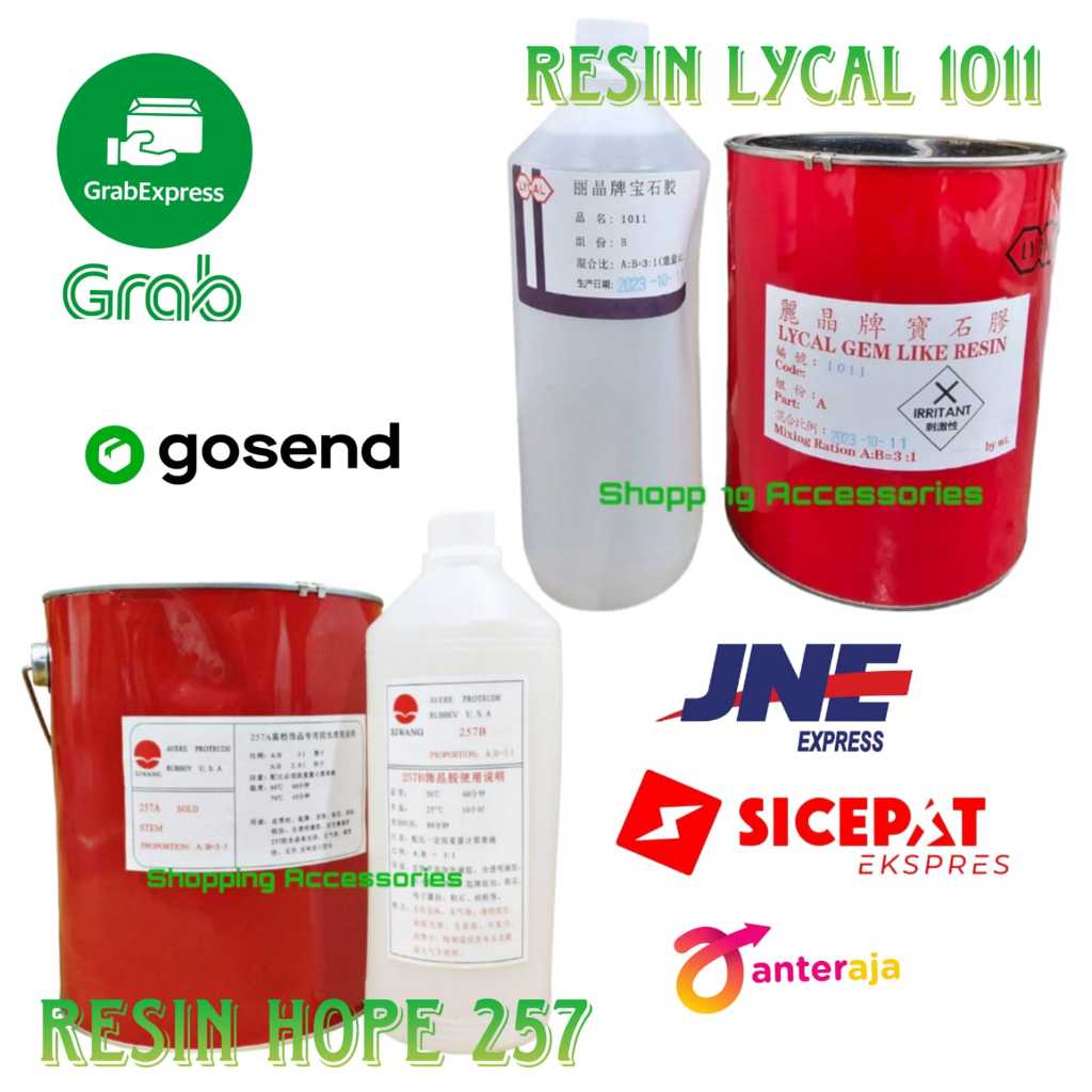 Jual Resin Bening Lycal Keras dgn Katalis - Lycal 1011 DAN HOPE 257 ...