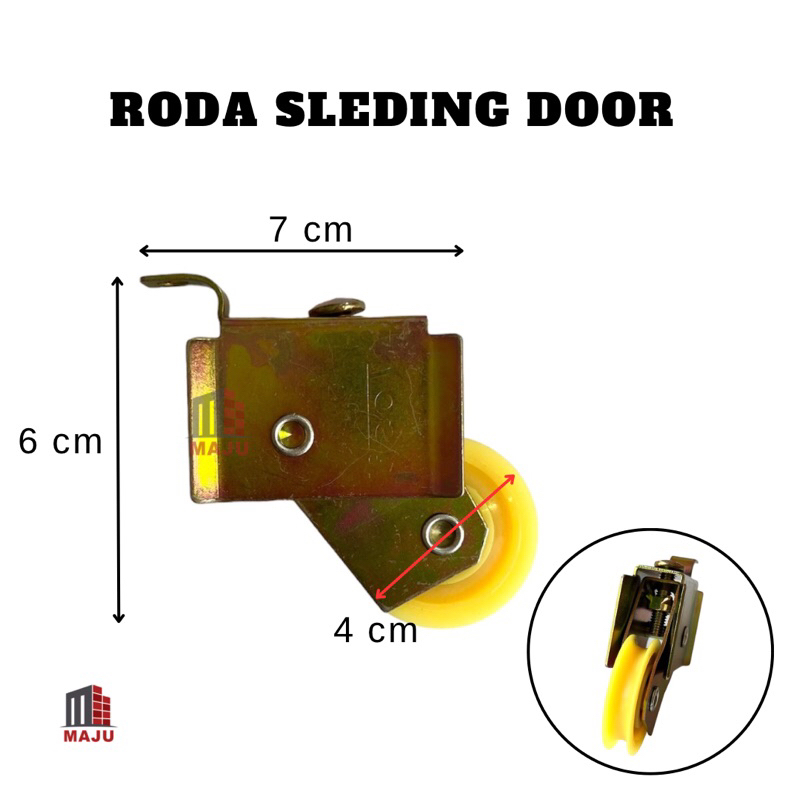 Jual Roda Sleding Besar / Roda Sliding Door Pintu Geser Aluminium ...