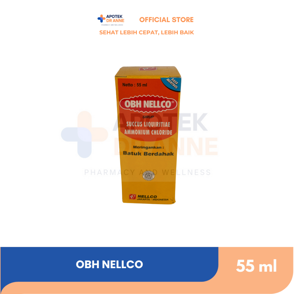 Jual OBH Nellco Batuk Berdahak 55 ml/ 100 ml | Shopee Indonesia